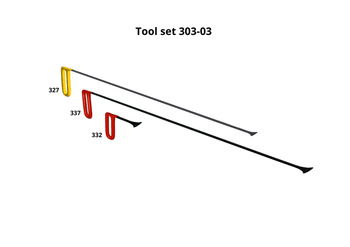 PDR Tool Set of 3 pieces Carepoint 303-03 USA